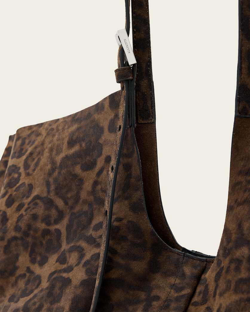 Ara Leopard Print Tote Bag LEOPARD BROWN | ALLSAINTS